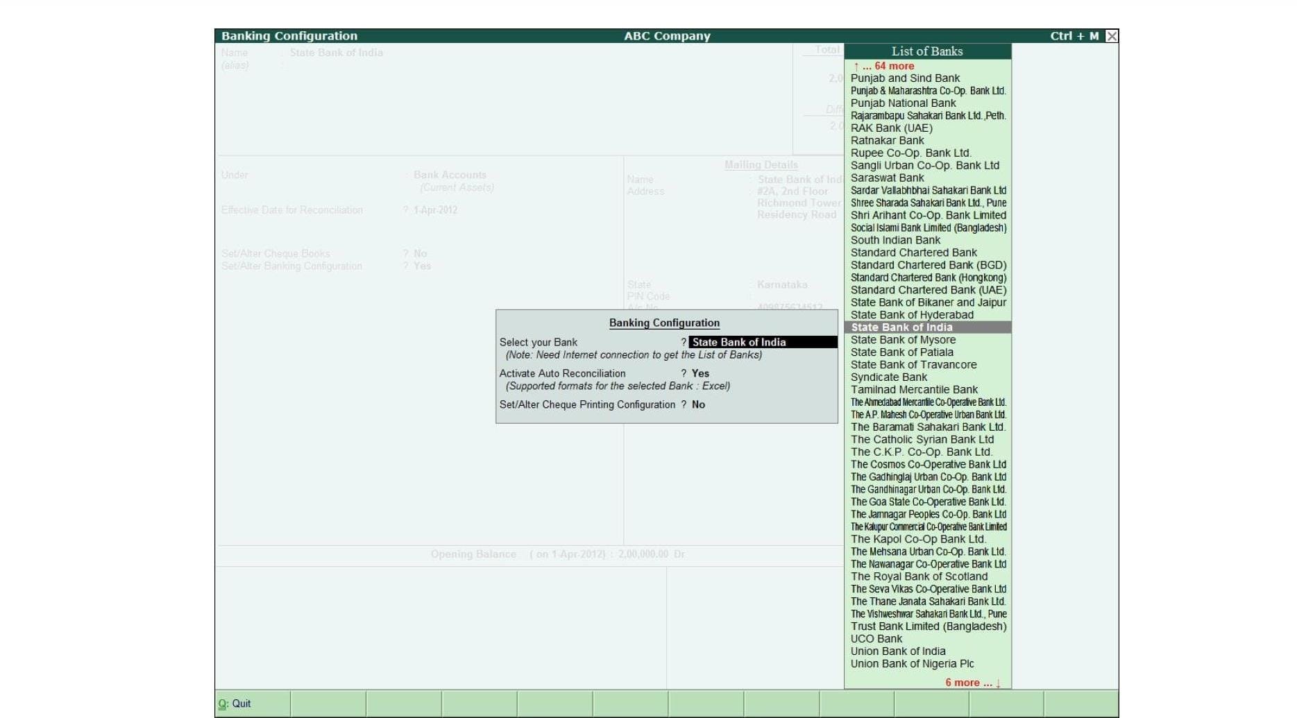 Auto Bank Reconciliation in Tally.ERP 9 – Tally Master – Tally 5 Star ...